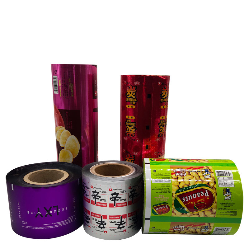 Customized Size Plastic Roll Stock for Nuts Food Candy and Chocolate ...
